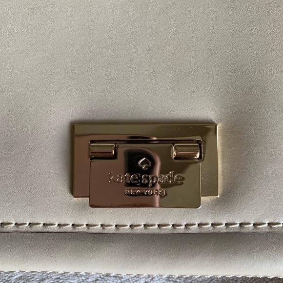 kate spade | Bags | Kate Spade Tan And Gold Crossbody Bag | Poshmark